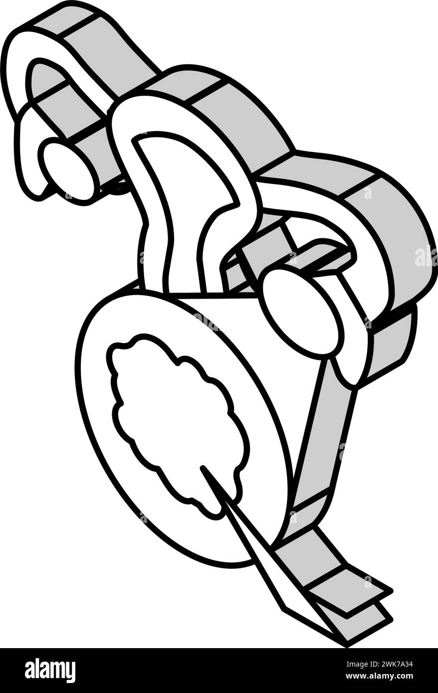 polycystic ovary syndrome endocrinology isometric icon vector ...