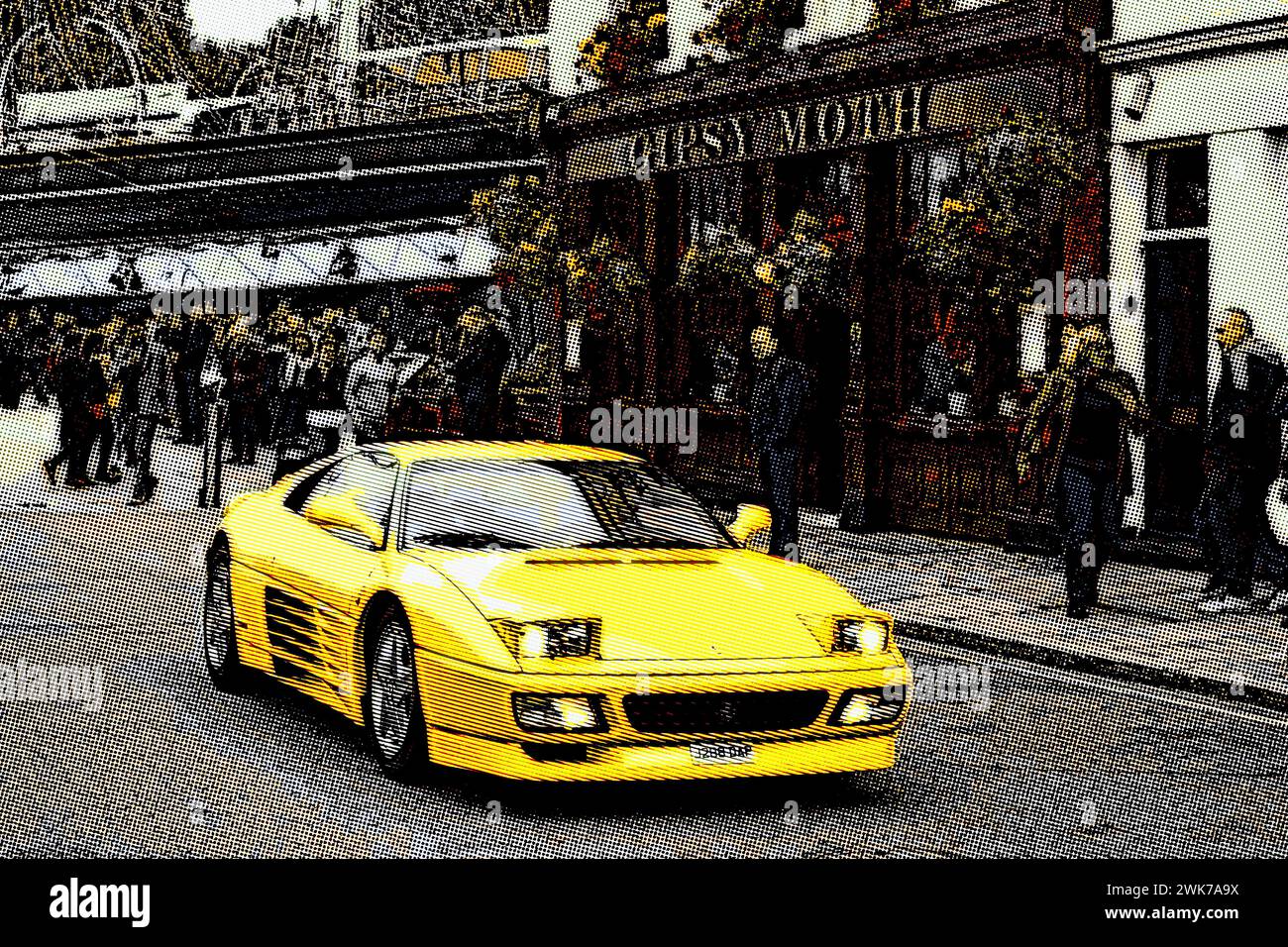1989 Ferrari 348 TB, Greenwich, London, England Stock Photo - Alamy