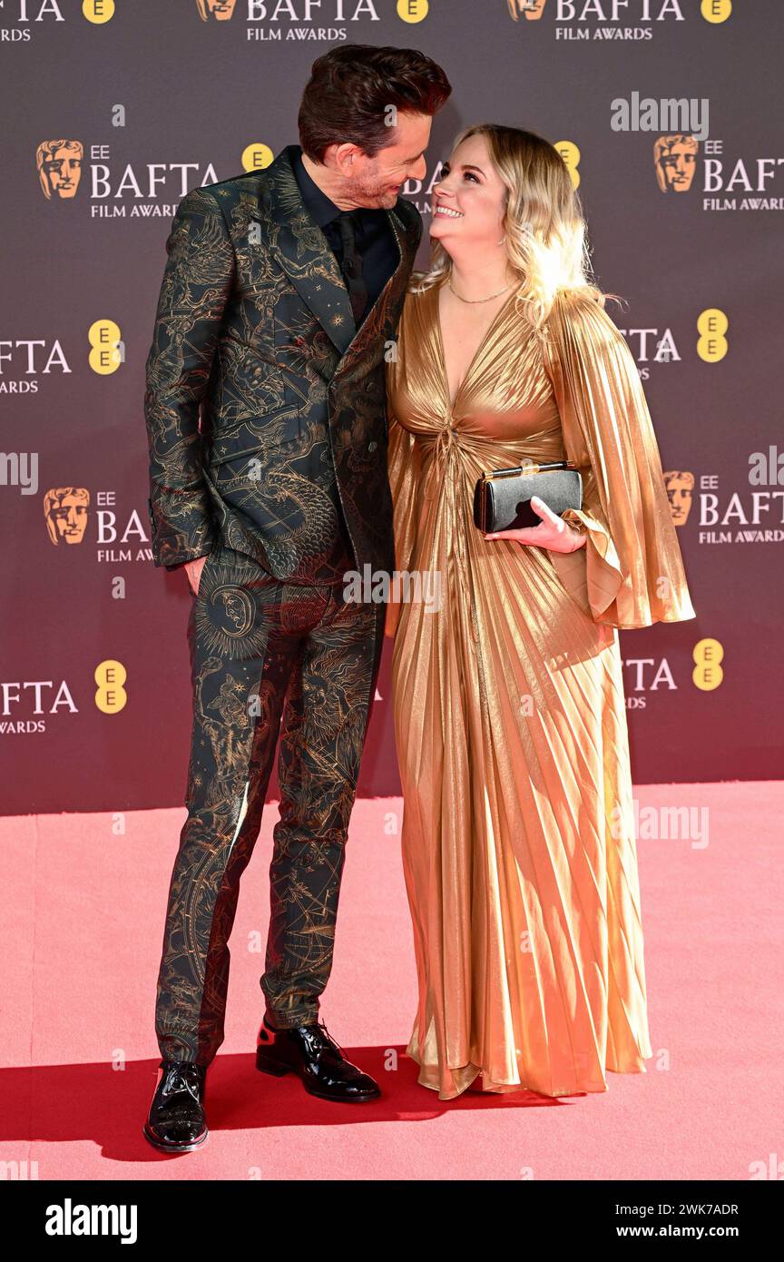 David Tennant mit Ehefrau Georgia Tennant bei der Verleihung der BAFTA ...
