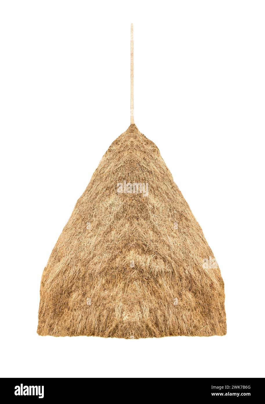 Haystack isolated on a white background Stock Photo - Alamy