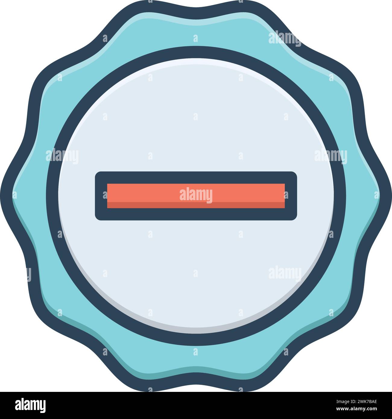 Icon for minus,less Stock Vector Image & Art - Alamy