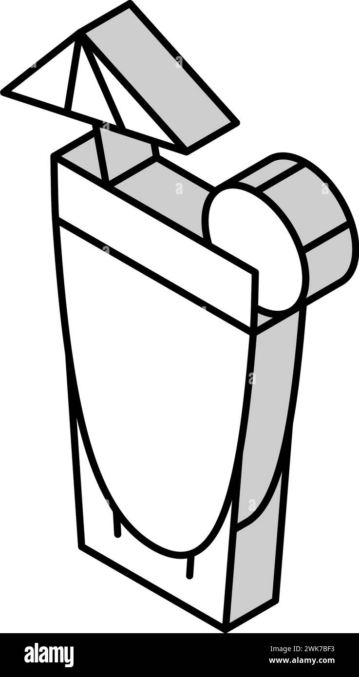 cocktail exotic drink isometric icon vector illustration Stock Vector ...