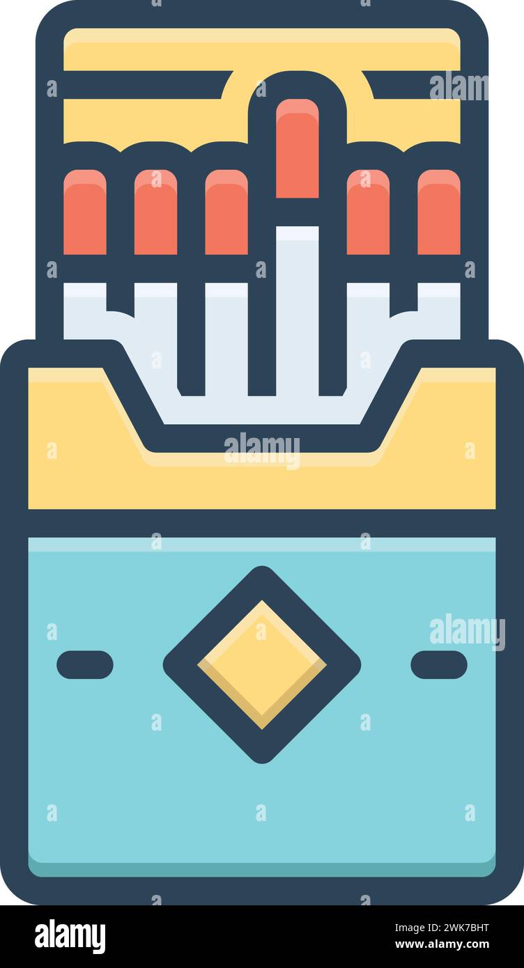 Ignited cigarette Stock Vector Images - Alamy