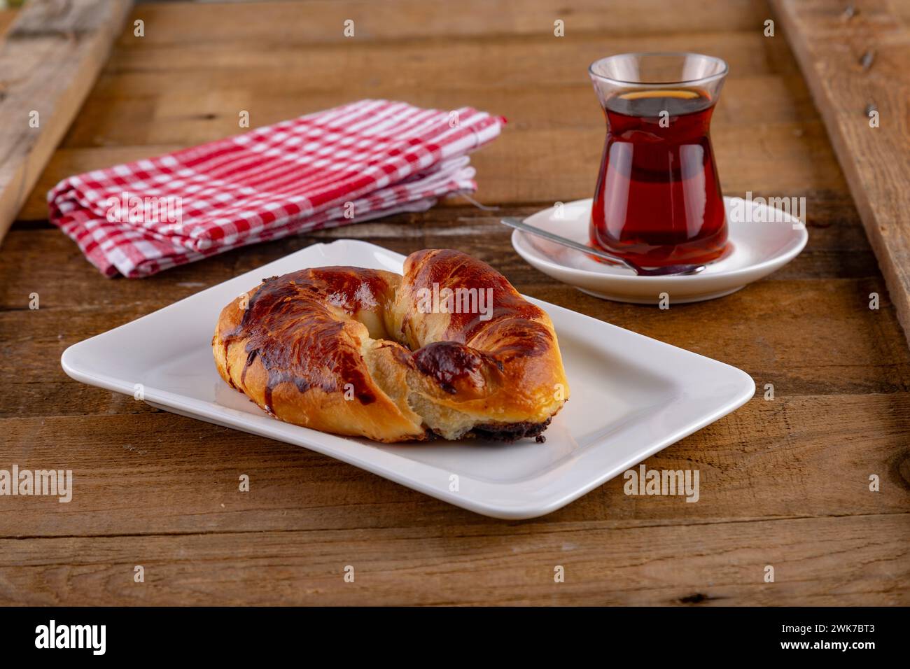 breakfast on. the table restaurant Stock Photo - Alamy