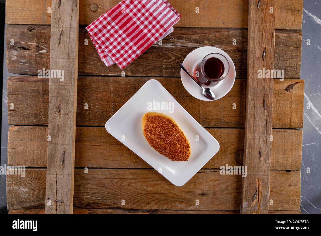 breakfast on. the table restaurant Stock Photo - Alamy