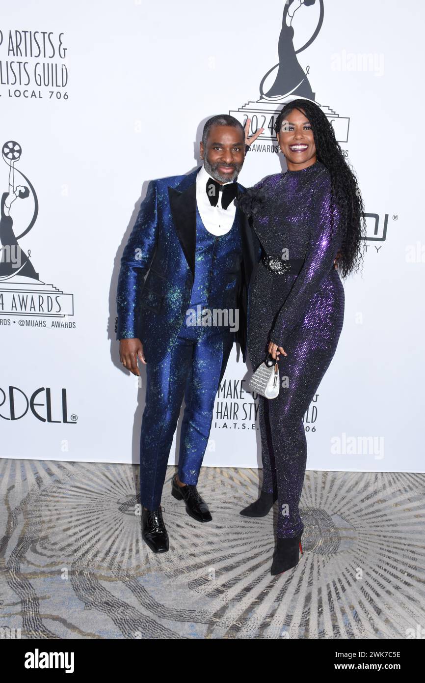 Beverly Hills, California, USA 18th February 2024 Lawrence Davis and ...