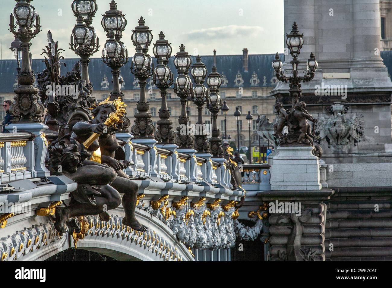 FRANCE / Paris/Pont Alexandre III The bridge, with its exuberant Art ...