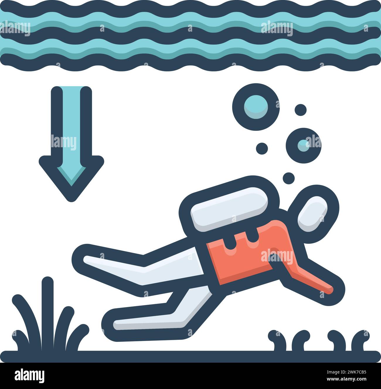 Skin diving Cut Out Stock Images & Pictures - Alamy