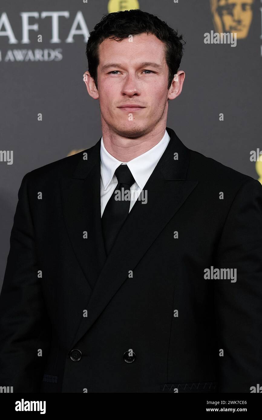 Royal Festival Hall, London, UK. 18th Feb, 2024. Callum Turner ...