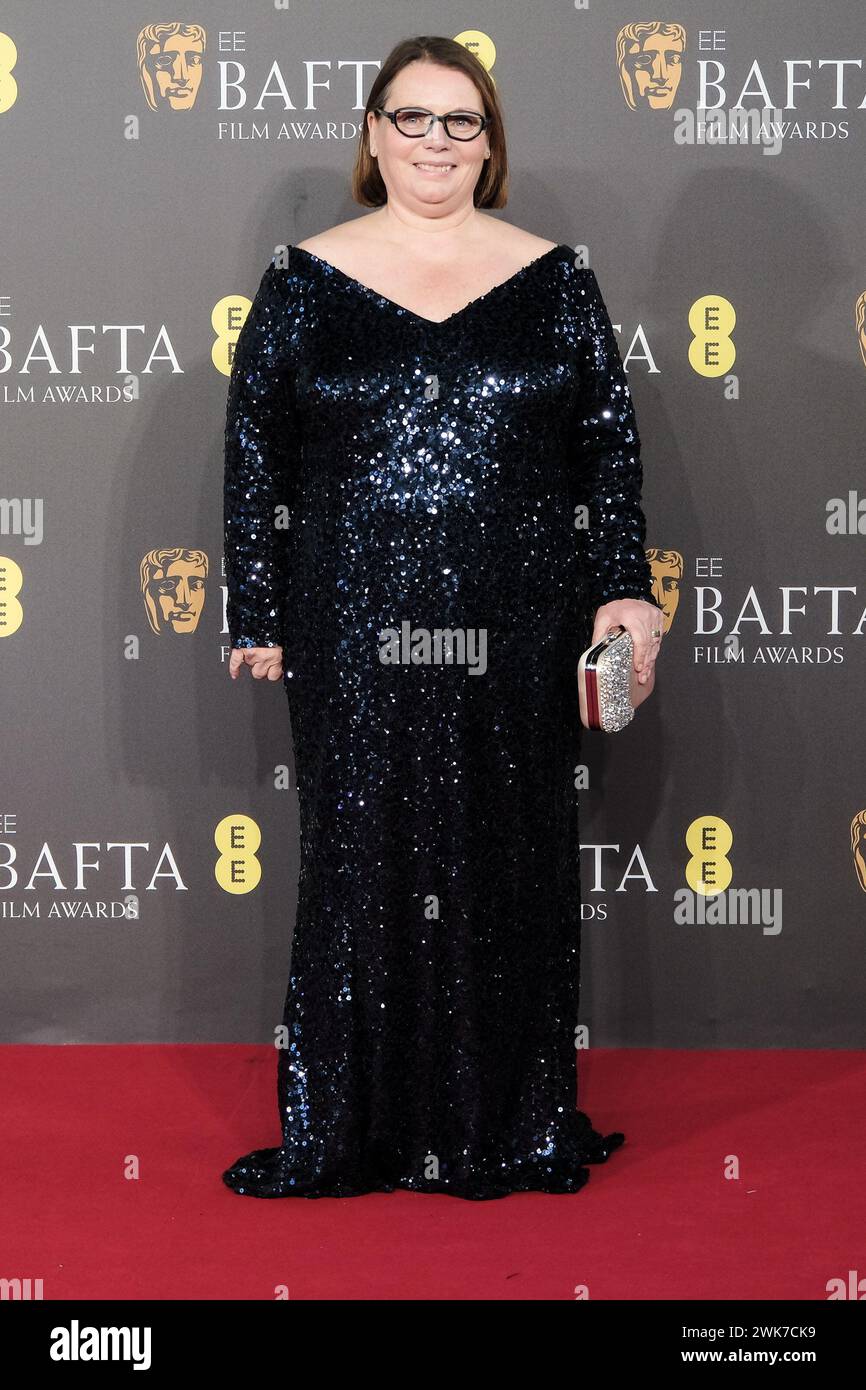 Royal Festival Hall, London, UK. 18 February 2024. Joanna Scanlan ...