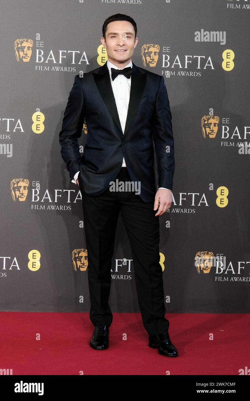 Royal Festival Hall, London, UK. 18th Feb, 2024. Ed Westwick ...