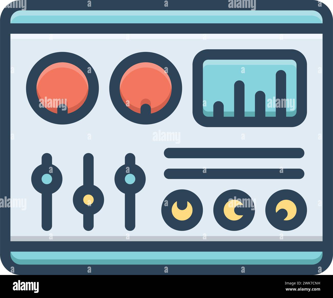 Icon adjustments control Stock Vector Images - Alamy