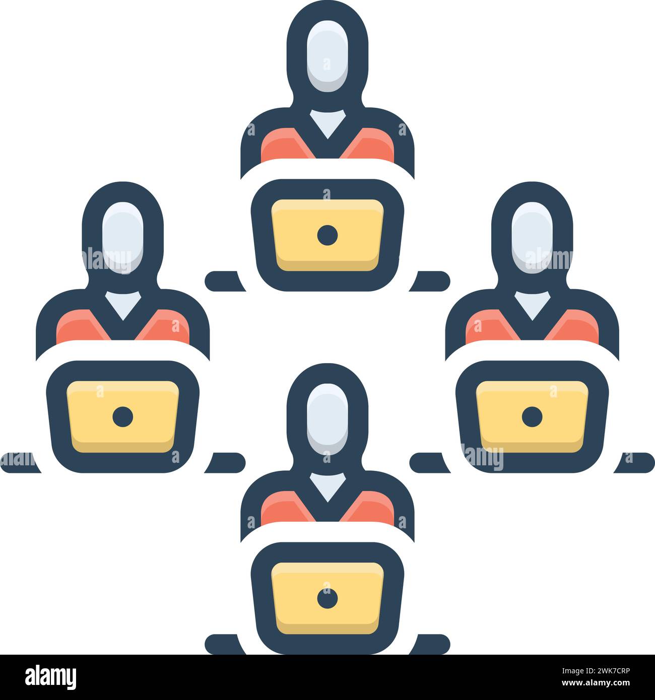 Engaged work Stock Vector Images - Alamy