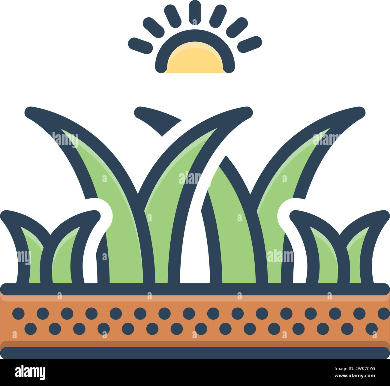 Straw gras Cut Out Stock Images & Pictures - Alamy