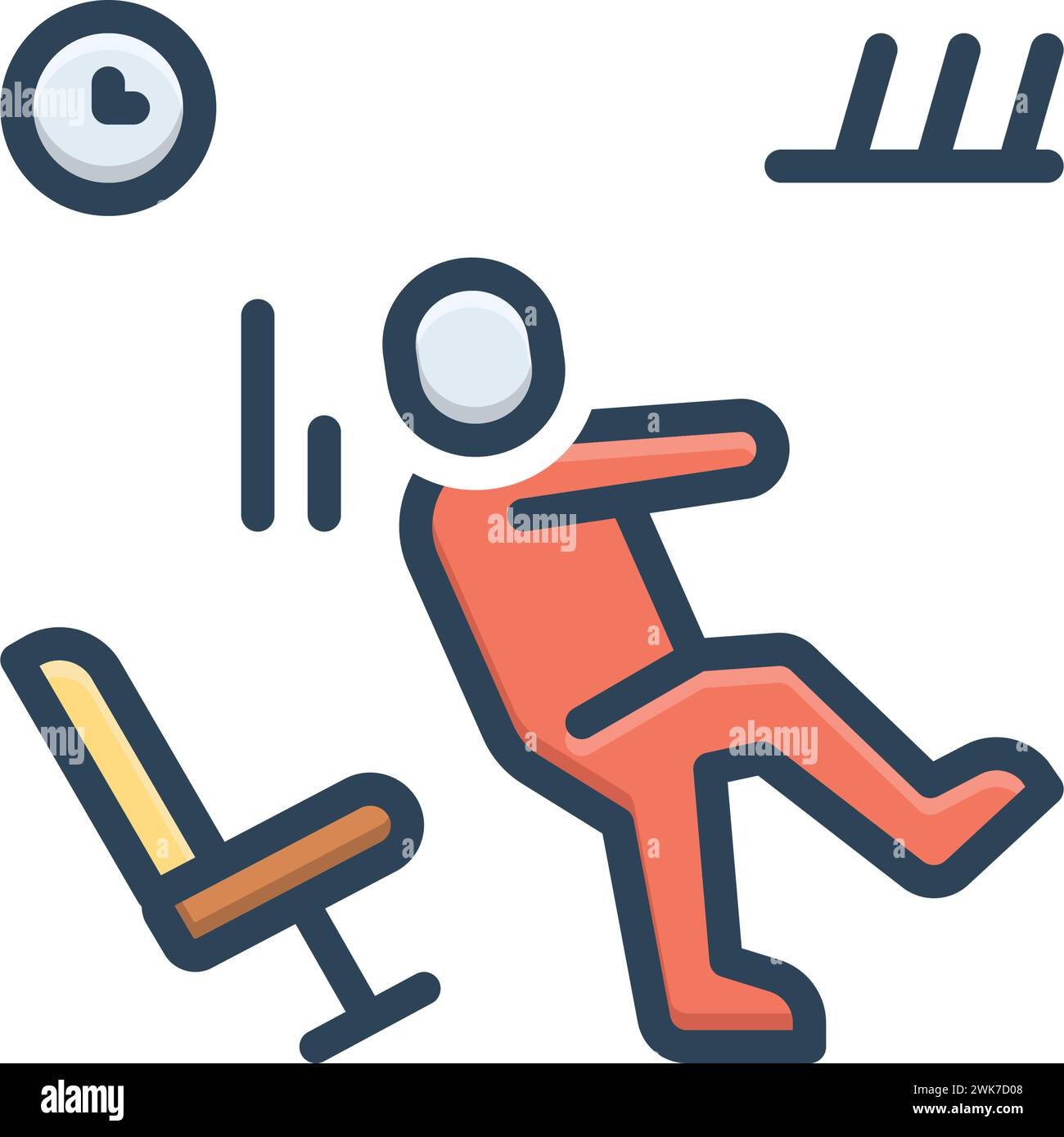 Icon for falling,falling person Stock Vector Image & Art - Alamy