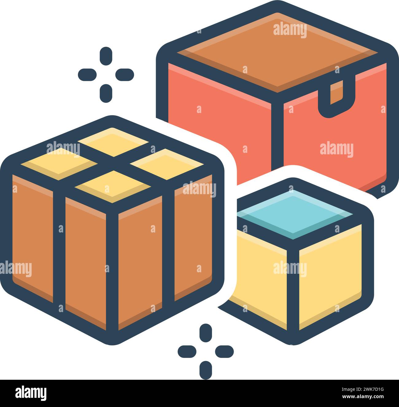 Icon for boxes,carton Stock Vector Image & Art - Alamy