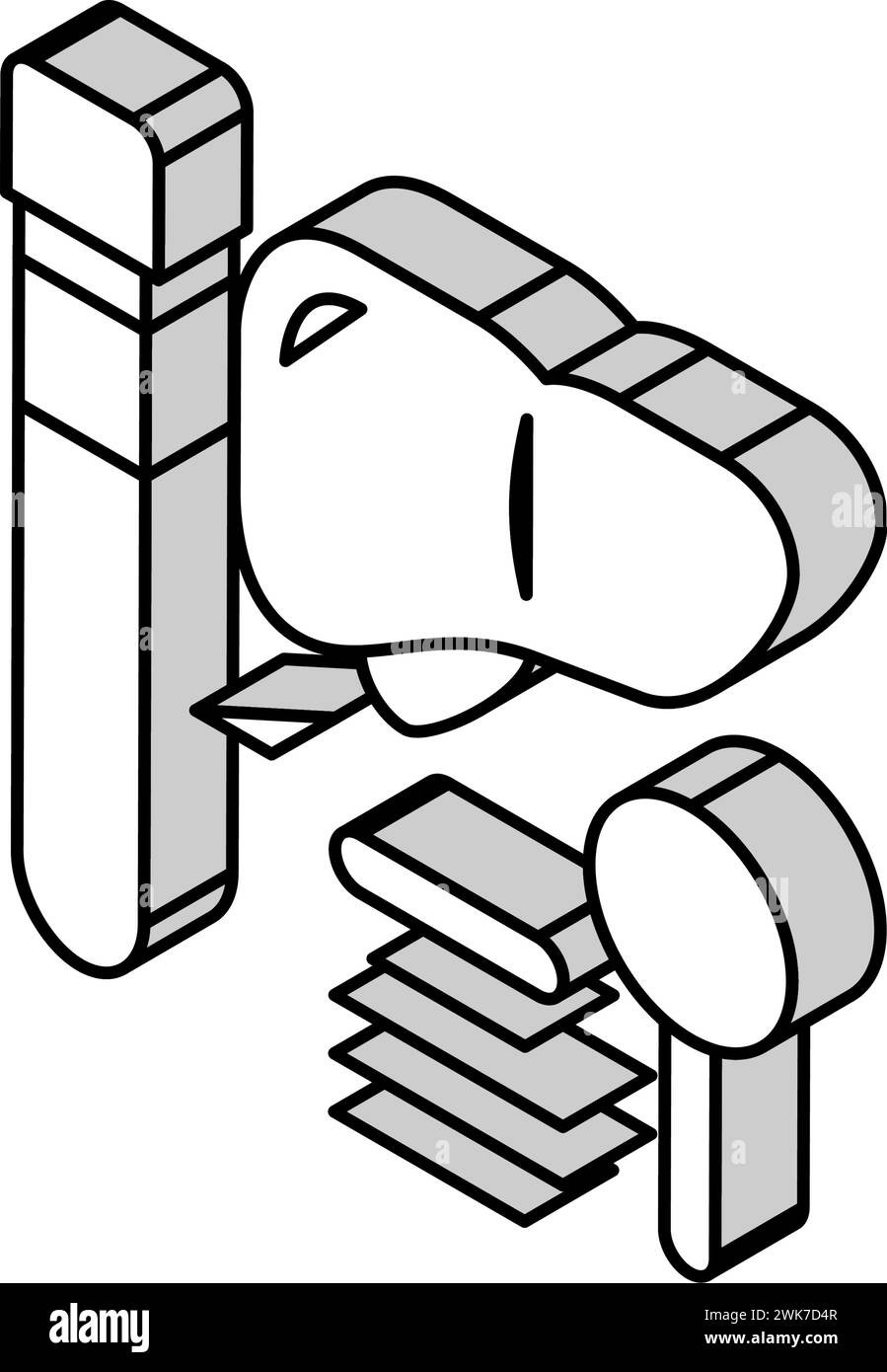 liver function test hepatitis isometric icon vector illustration Stock ...