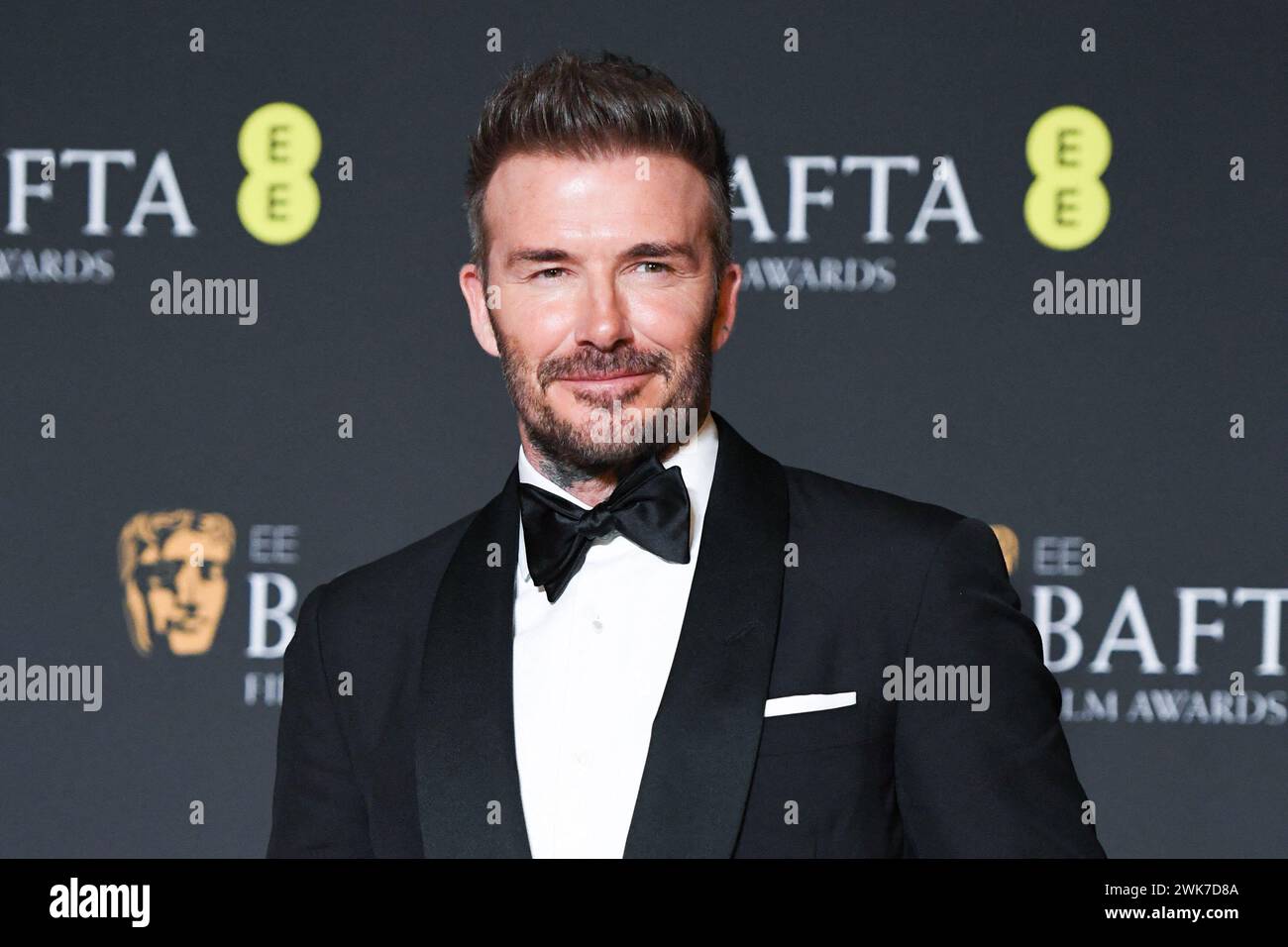 London, UK. 18th Feb, 2024. David Beckham during the Winners Photocall ...