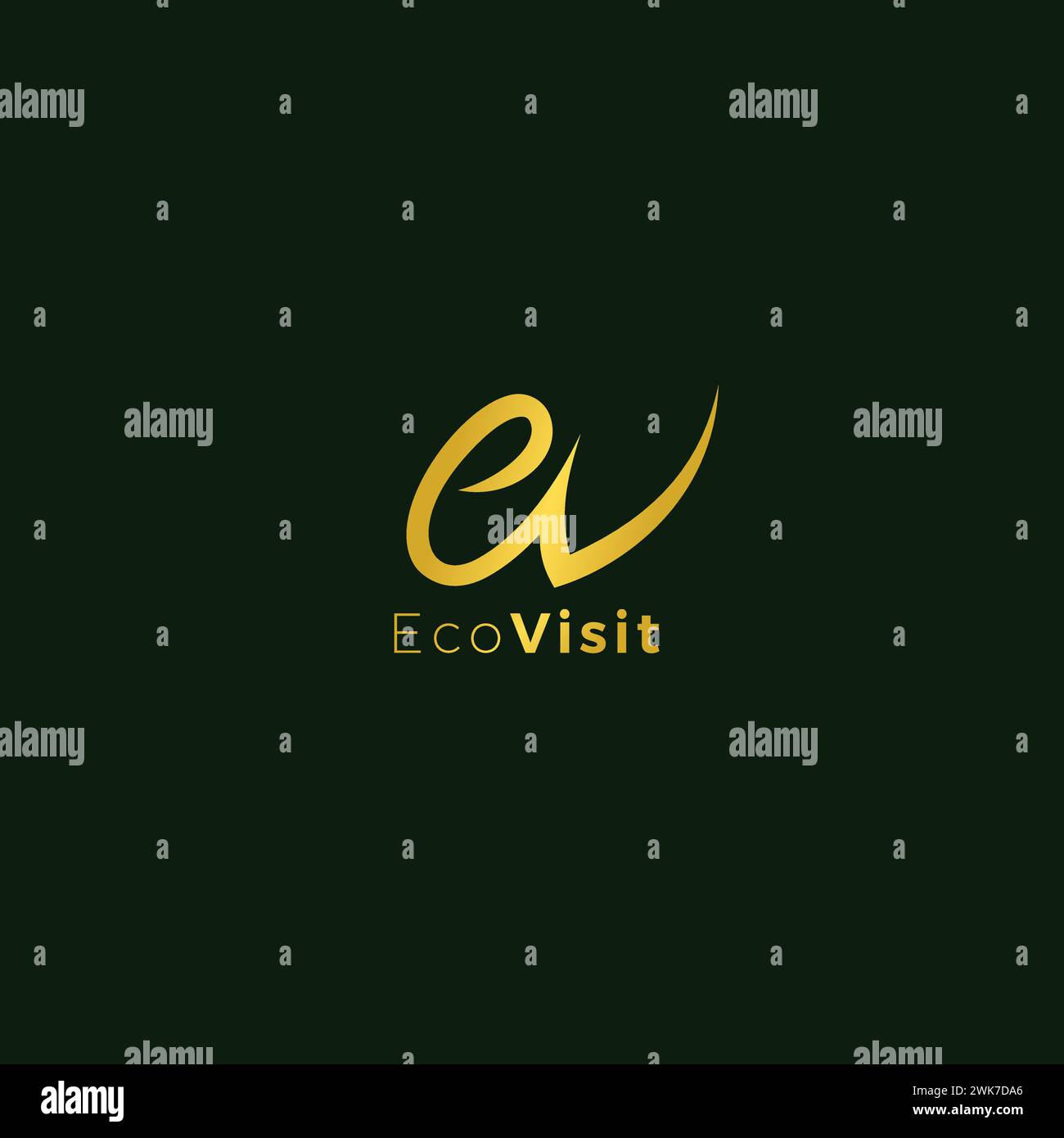 Letter ev logo hi-res stock photography and images - Alamy