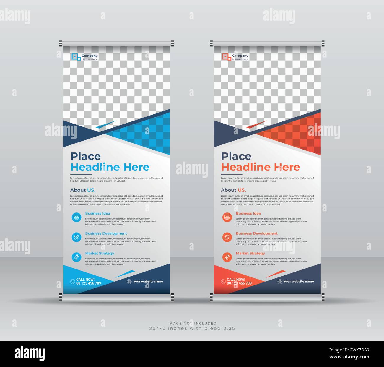 Modern rollup hi-res stock photography and images - Alamy