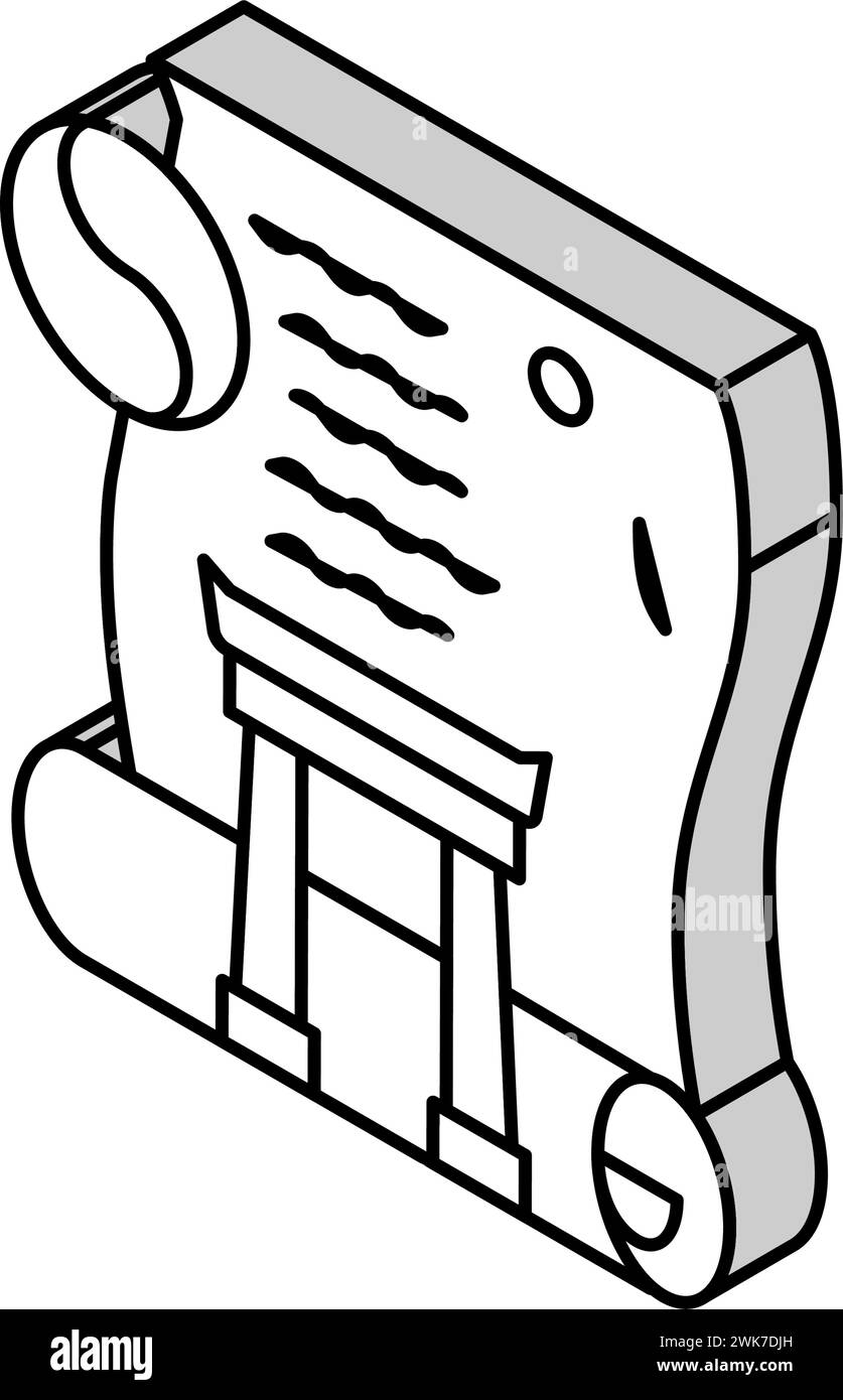 ancient china history isometric icon vector illustration Stock Vector ...