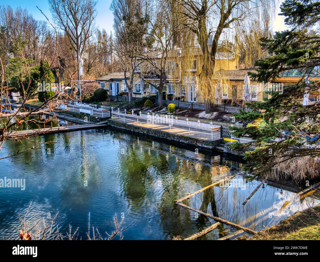 A local water park in Vienna, a popular recreational spot Stock Photo ...