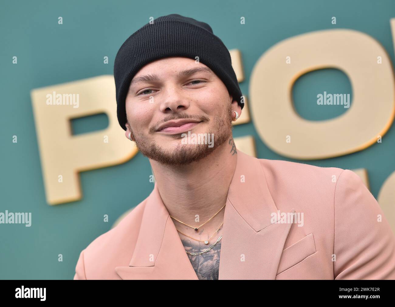 Santa Monica, USA. 18th Feb, 2024. Kane Brown arriving at the 2024 ...