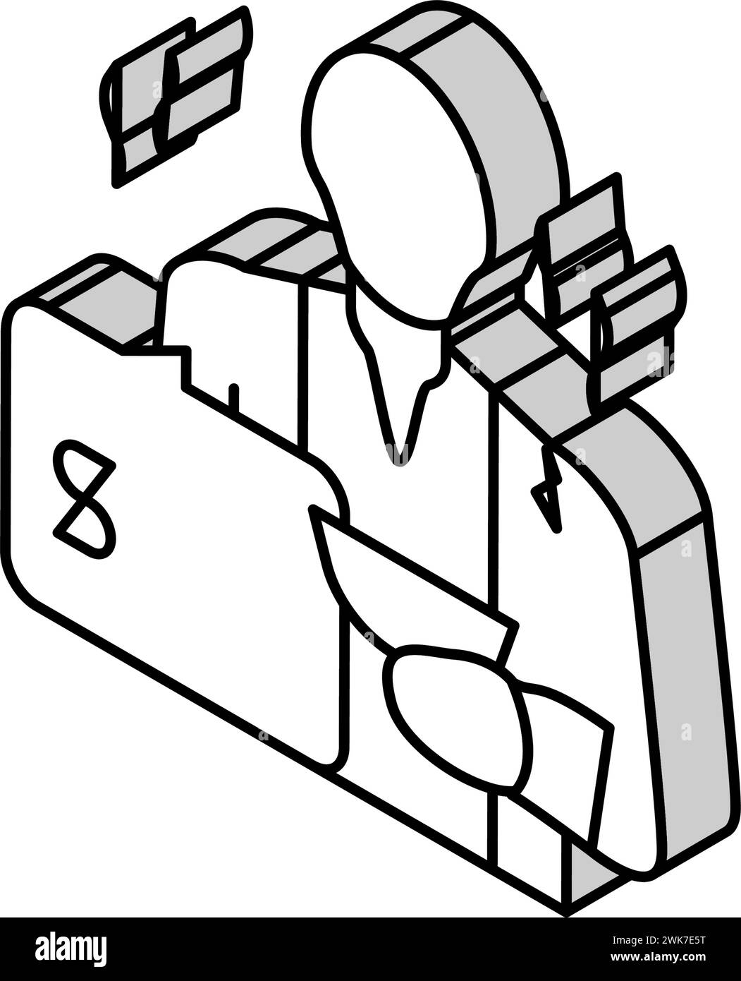 poverty social problem isometric icon vector illustration Stock Vector ...