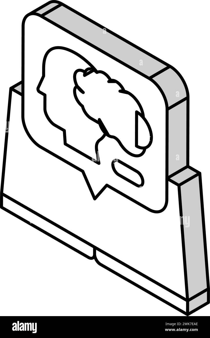 intellectual history isometric icon vector illustration Stock Vector ...