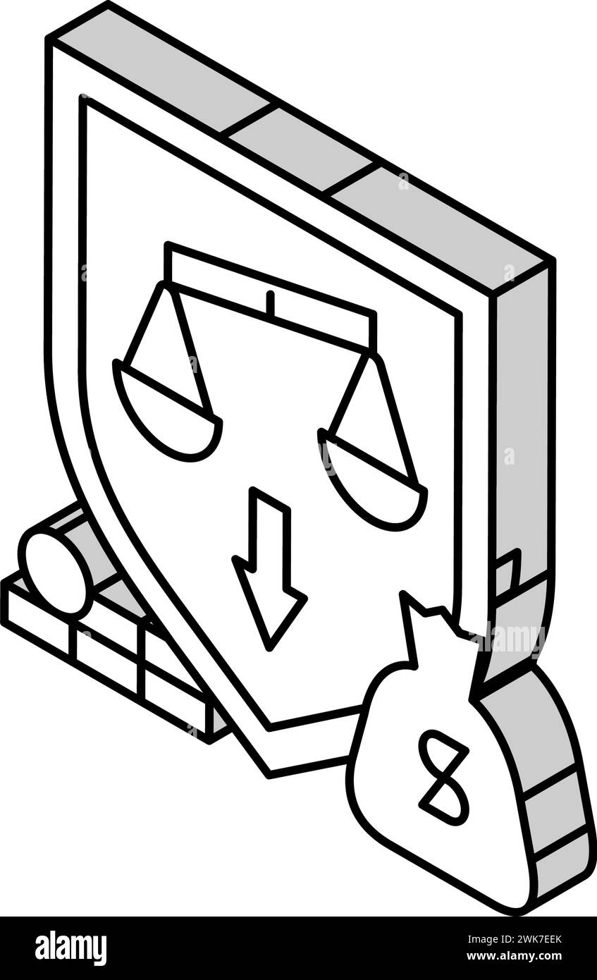 inequality social problem isometric icon vector illustration Stock ...