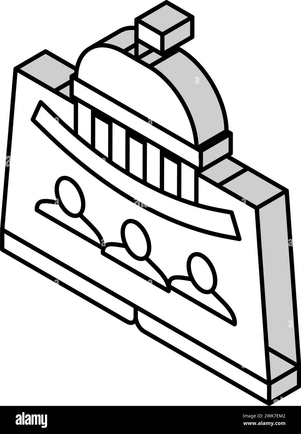 political history isometric icon vector illustration Stock Vector Image ...