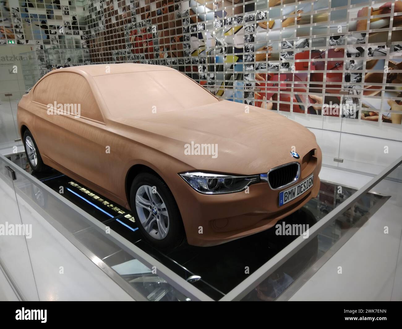 Foam-covered car showcased with images above Stock Photo - Alamy