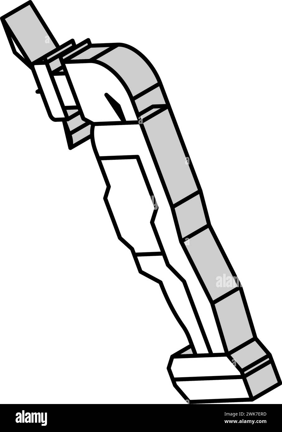 oscillating tool isometric icon vector illustration Stock Vector Image ...