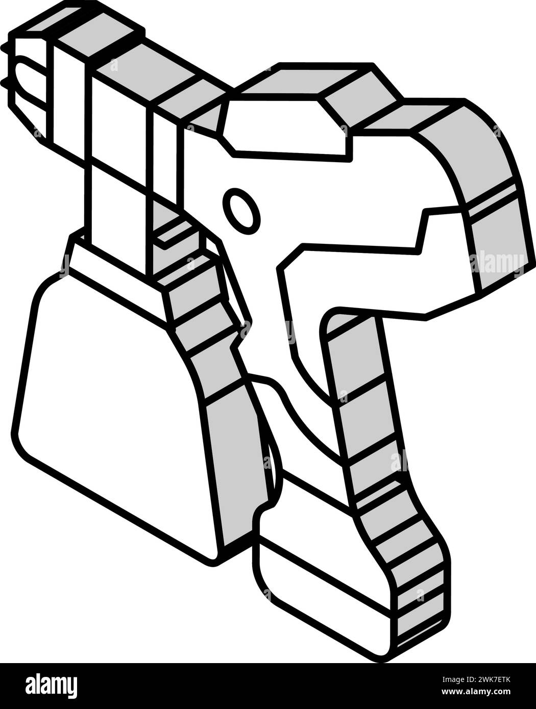 spray gun tool isometric icon vector illustration Stock Vector Image ...