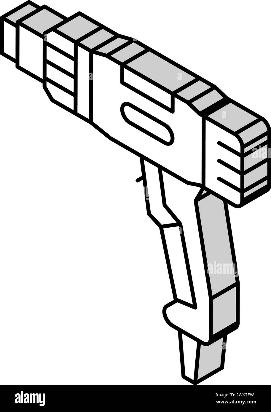 heat gun tool isometric icon vector illustration Stock Vector Image ...