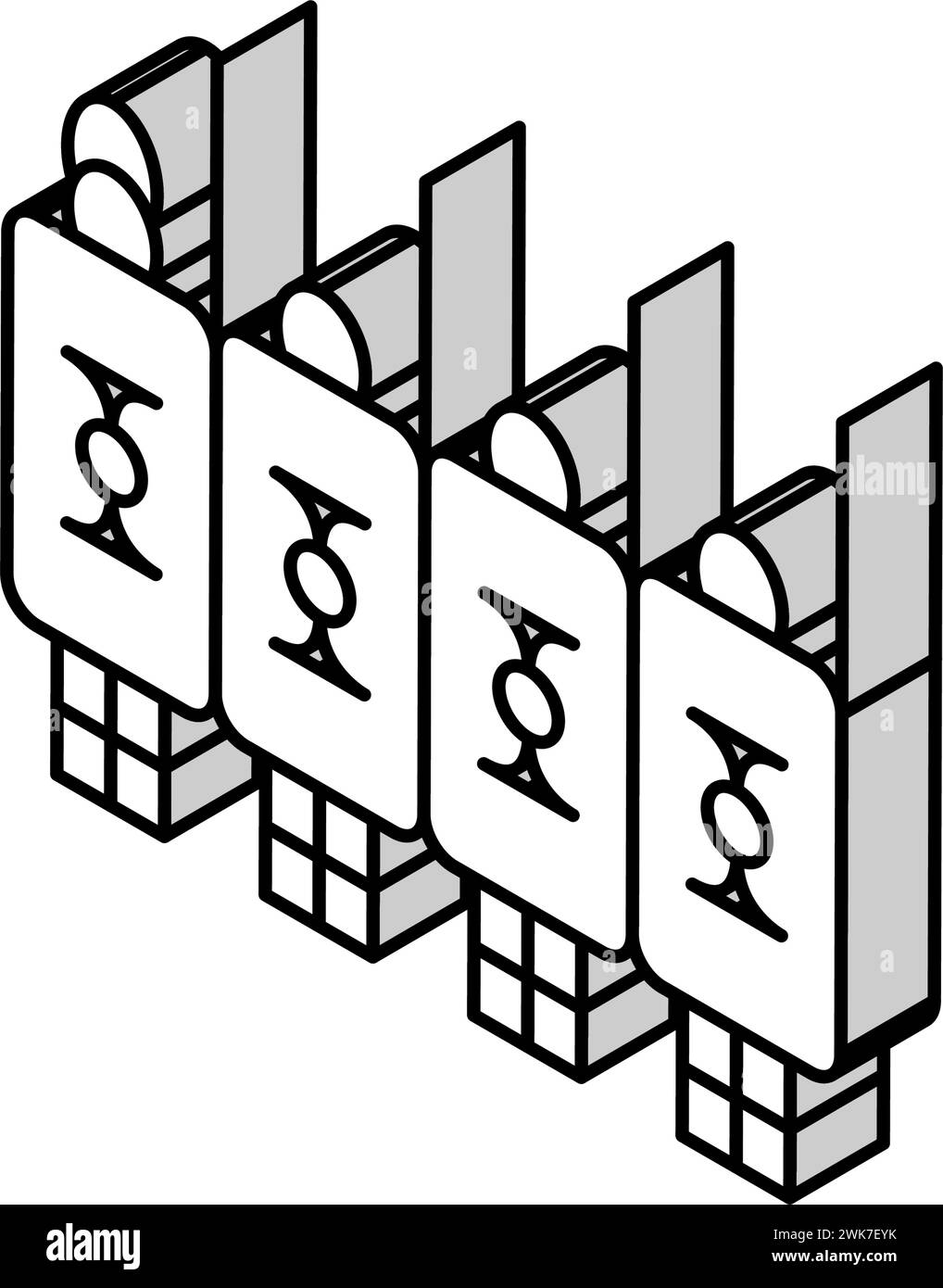 army ancient rome isometric icon vector illustration Stock Vector Image ...