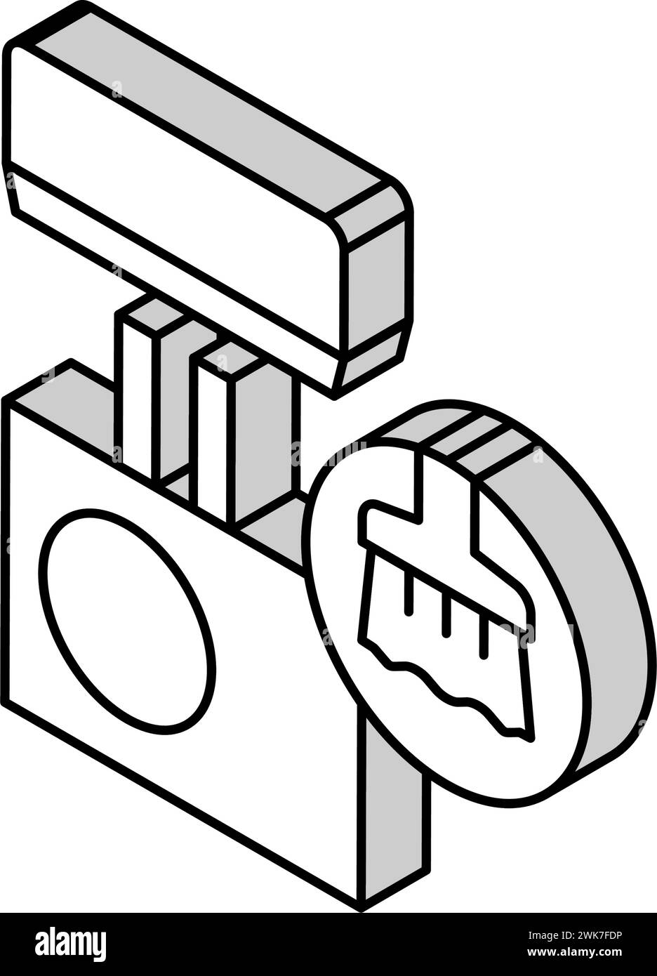 duct cleaning isometric icon vector illustration Stock Vector Image ...