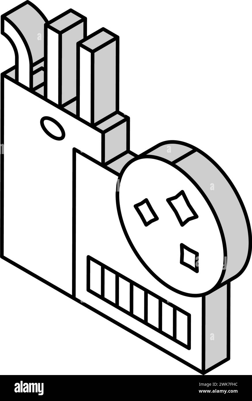 indoor air quality isometric icon vector illustration Stock Vector ...