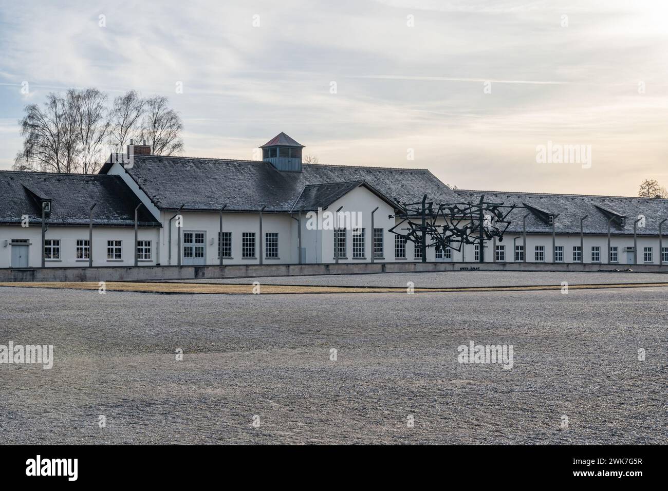 Dachau Concentration Camp Buildings in Germany Stock Photo - Alamy