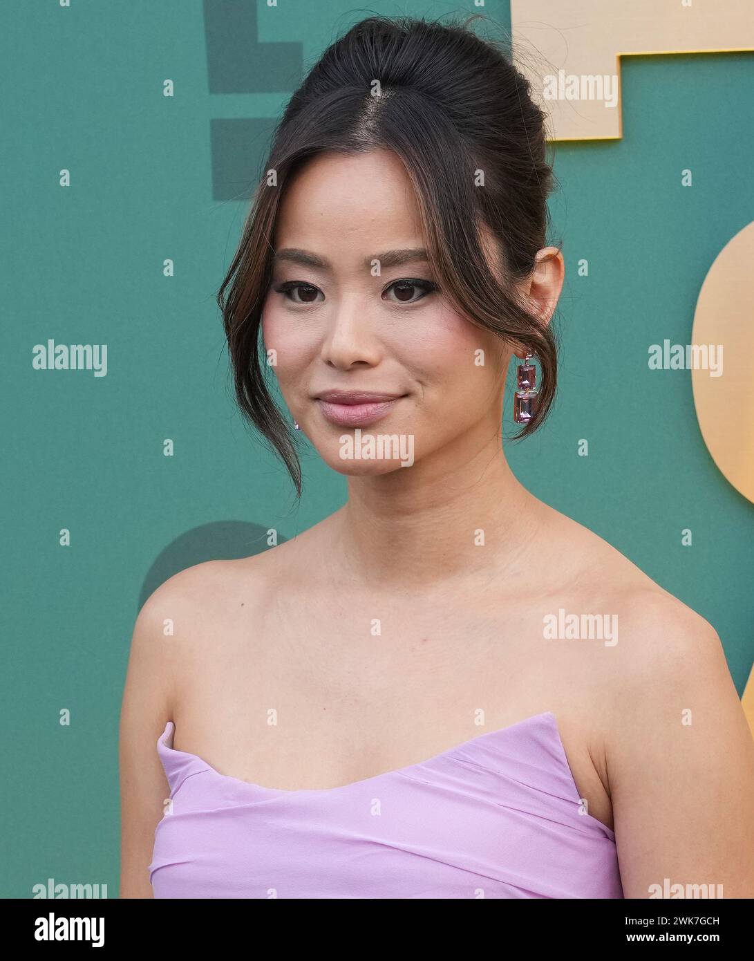 Los Angeles, USA. 18th Feb, 2024. Jamie Chung walking on the red carpet ...