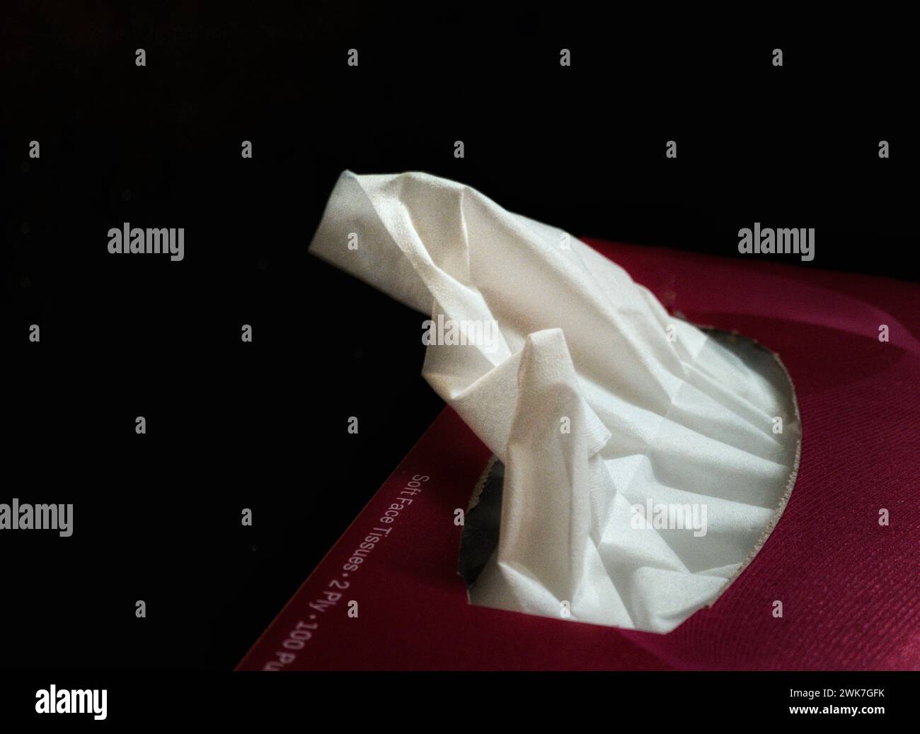 Tissue paper prepared to be placed in box Stock Photo - Alamy