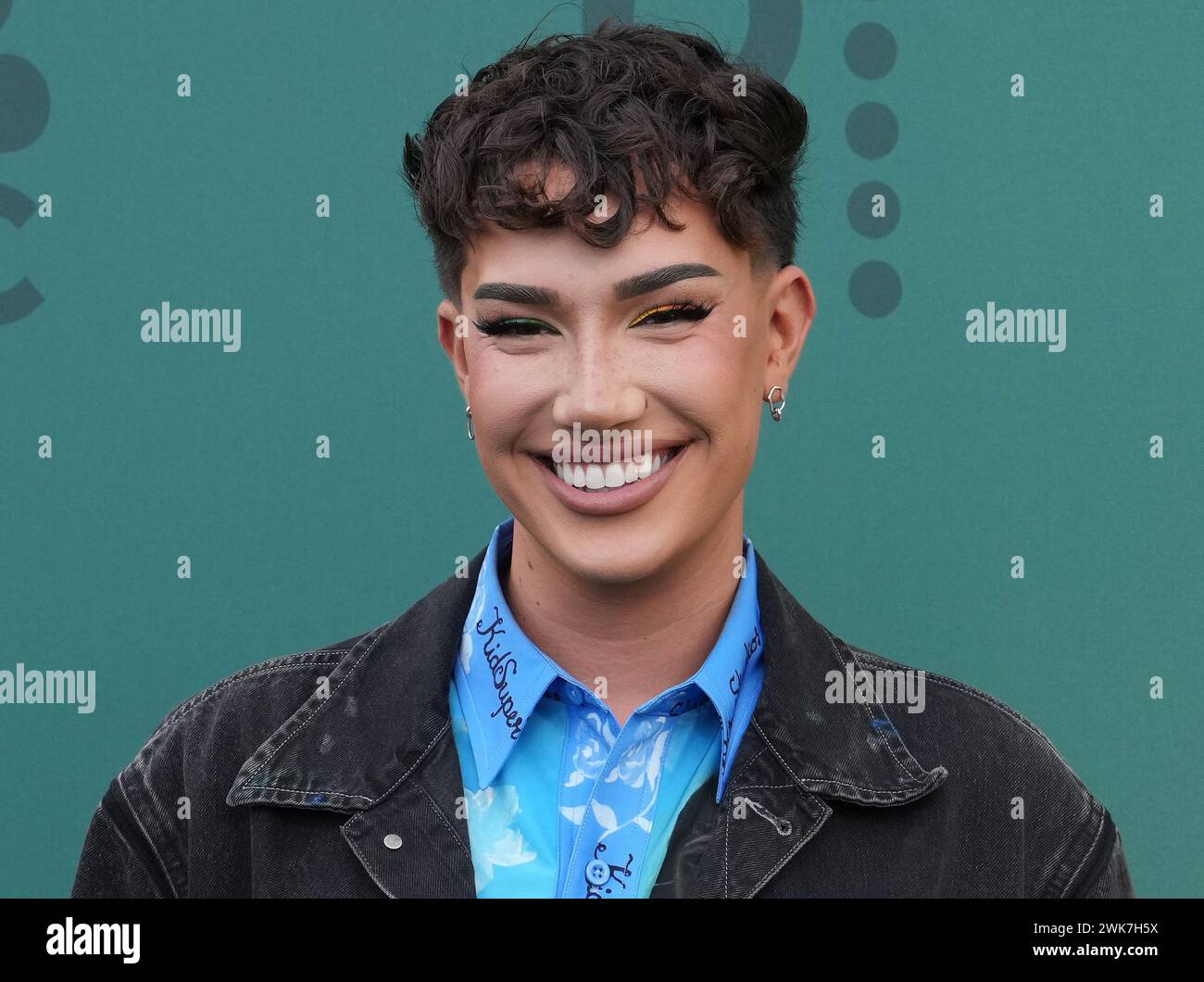 Los Angeles, USA. 18th Feb, 2024. James Charles walking on the red ...