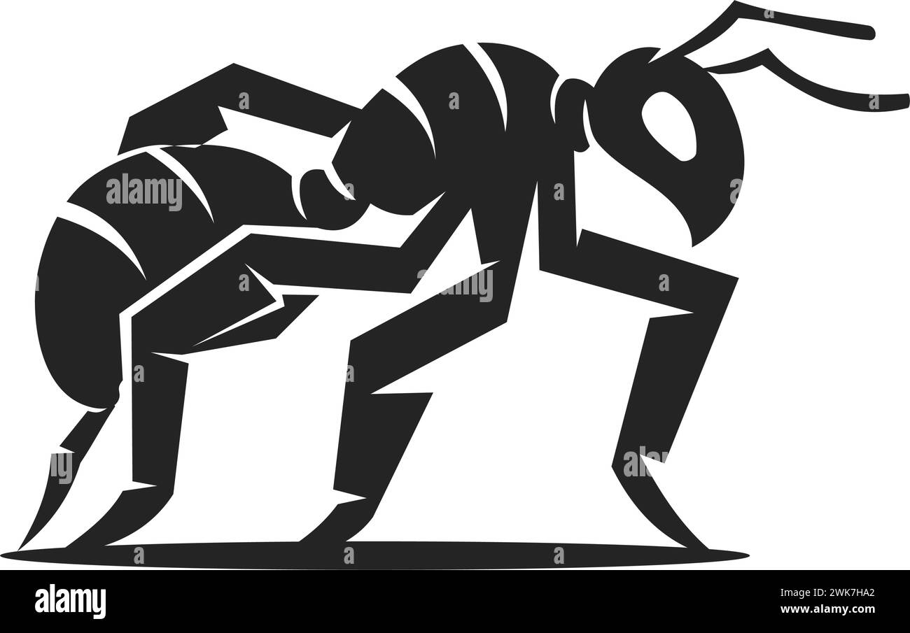 Ant logos hi-res stock photography and images - Alamy