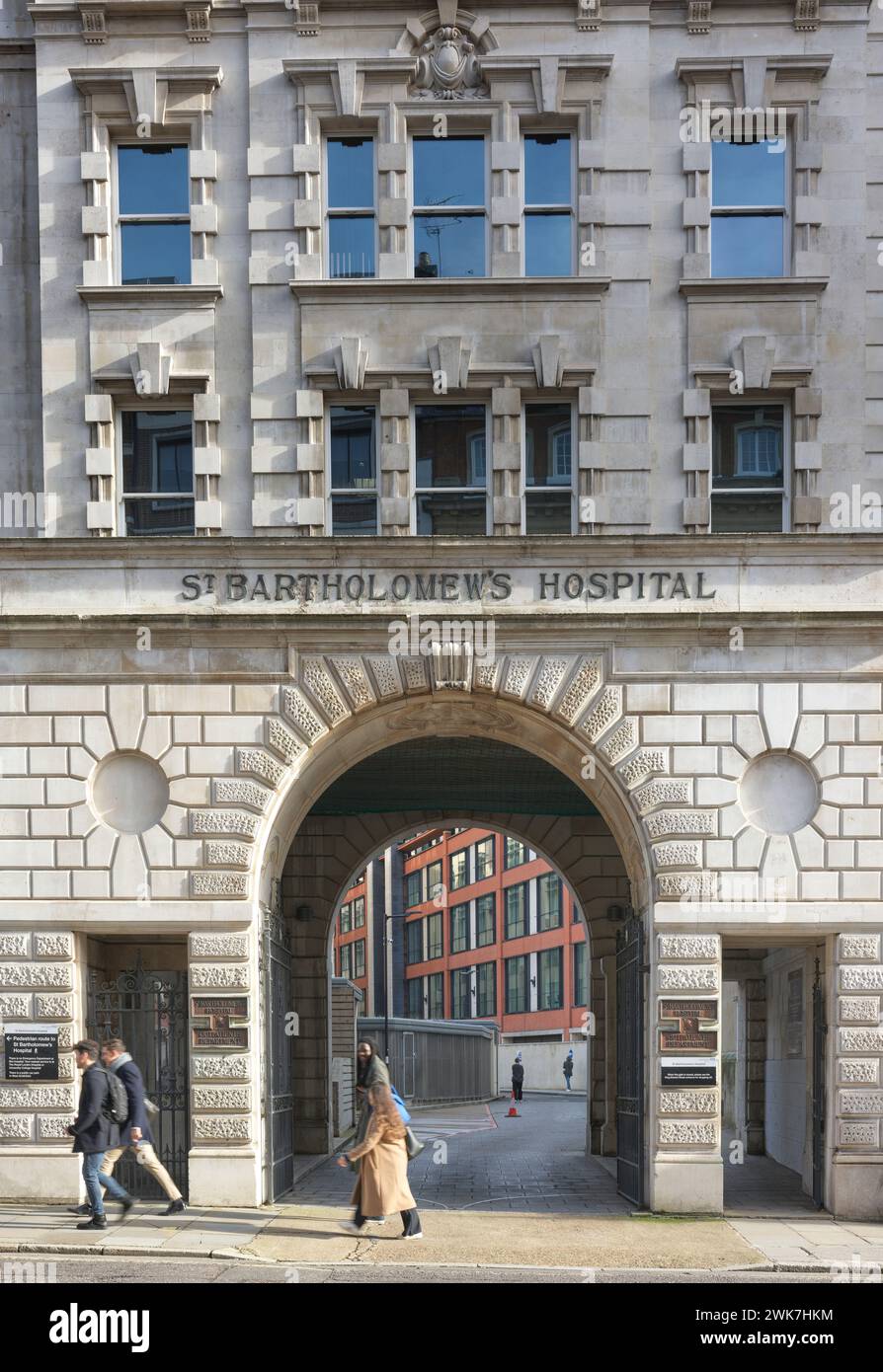 St Bartholomew's hospital, London, England Stock Photo - Alamy