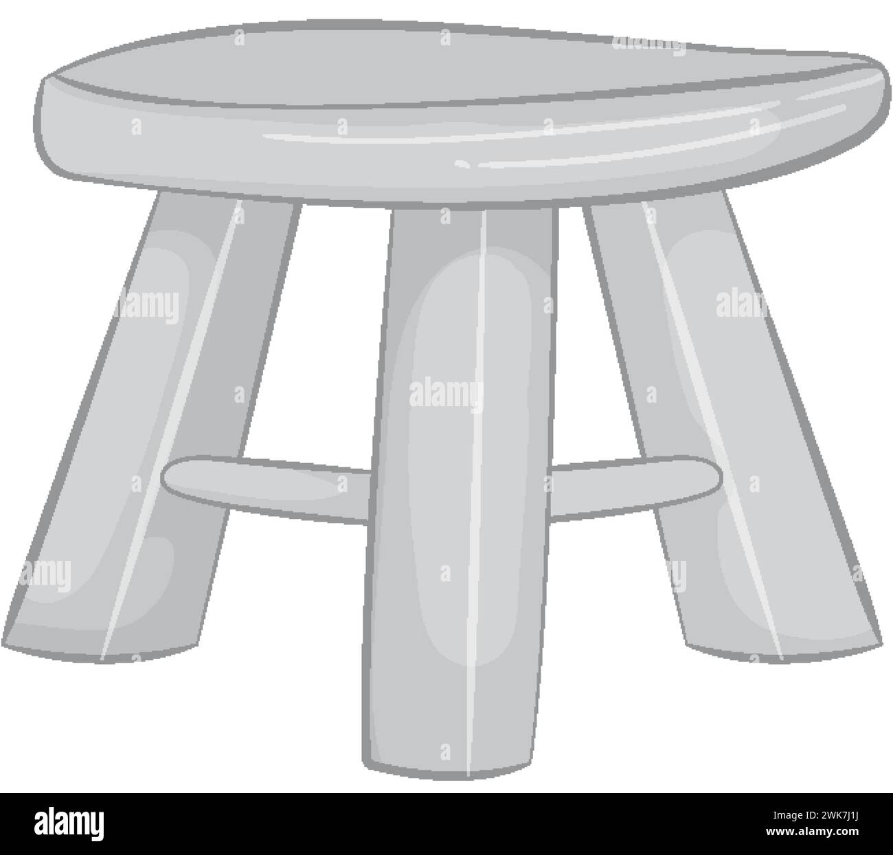 Simple gray stool in a clean vector style Stock Vector Image & Art - Alamy