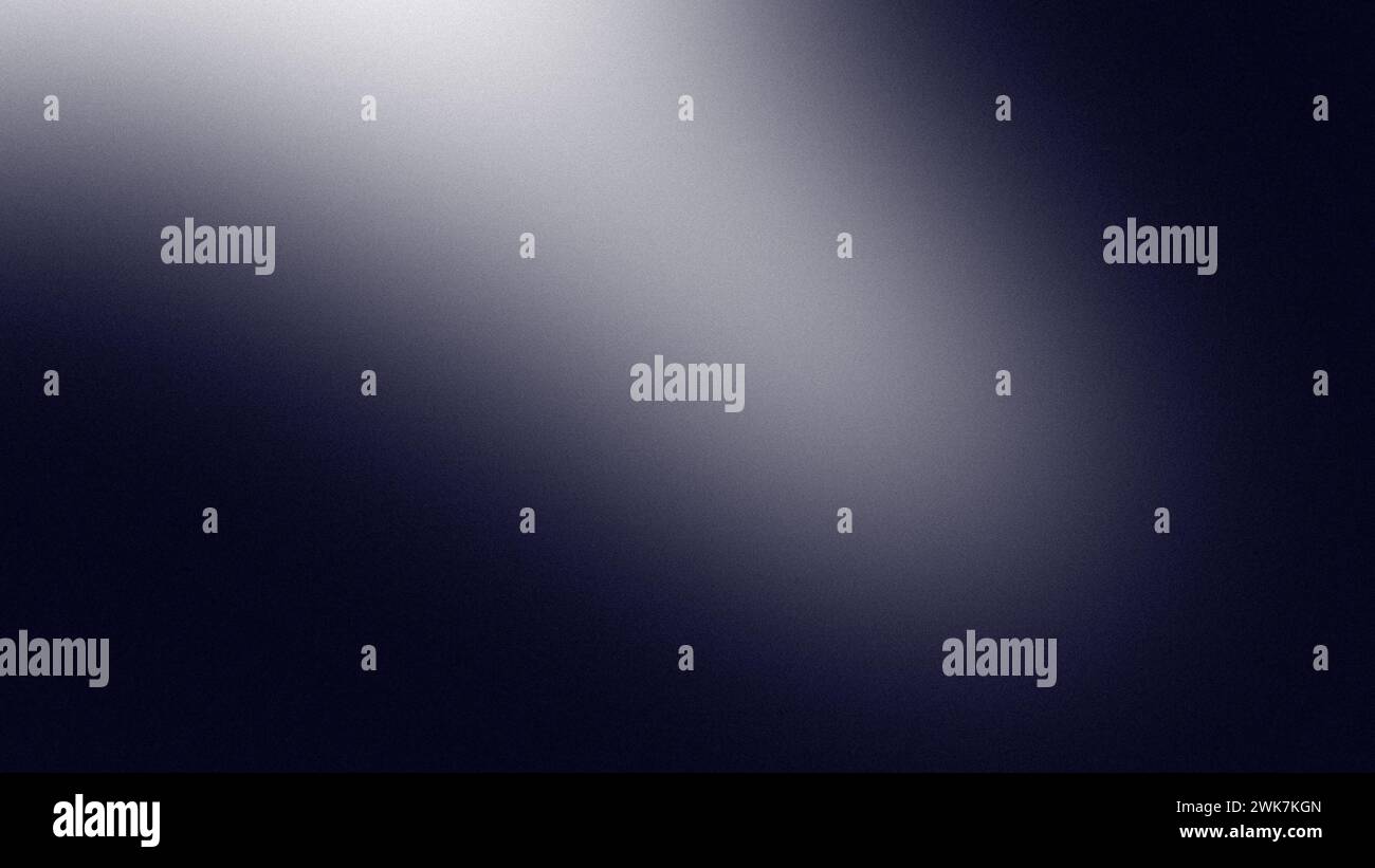 Dark blue and white gradient with grainy texture background Stock Photo ...