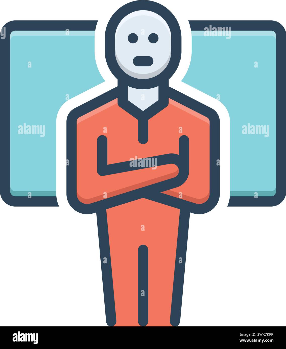 Serious stand Stock Vector Images - Alamy