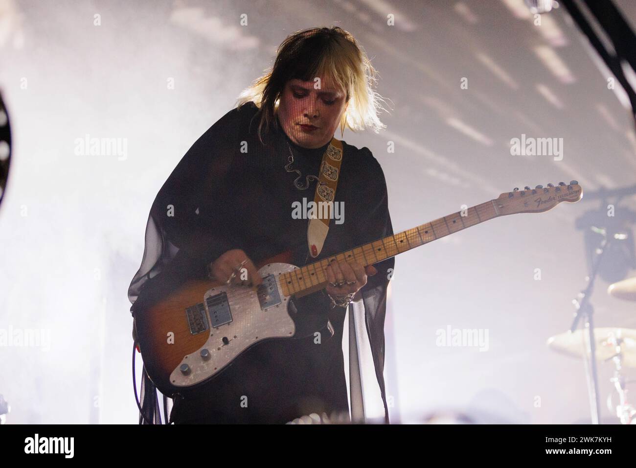 18th Feb, 2024. Rachel Goswell of Slowdive performing live onstage ...