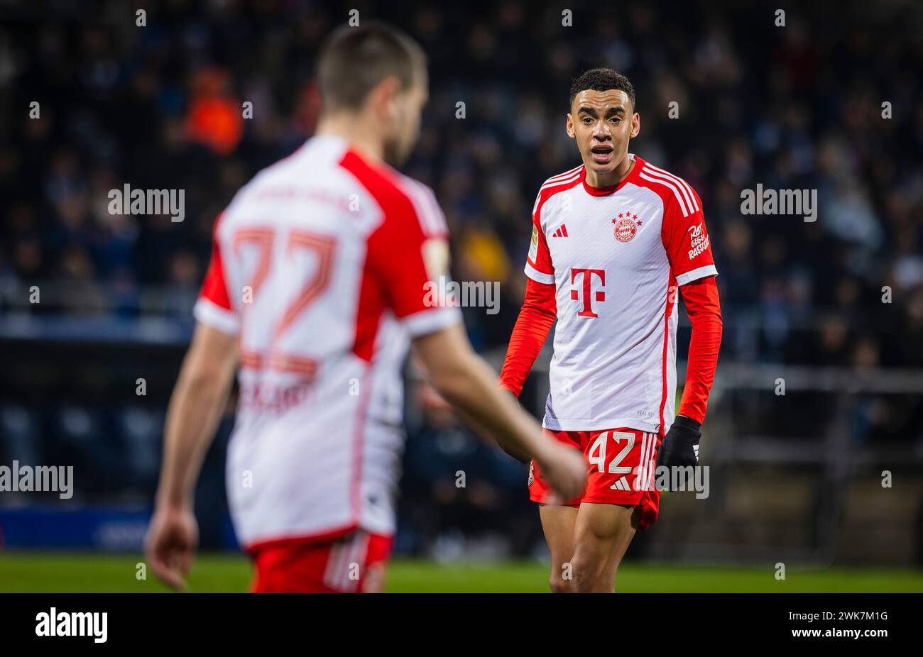 Bochum, Germany. 18th Feb 2024. Jamal Musiala (Muenchen) VfL Bochum ...