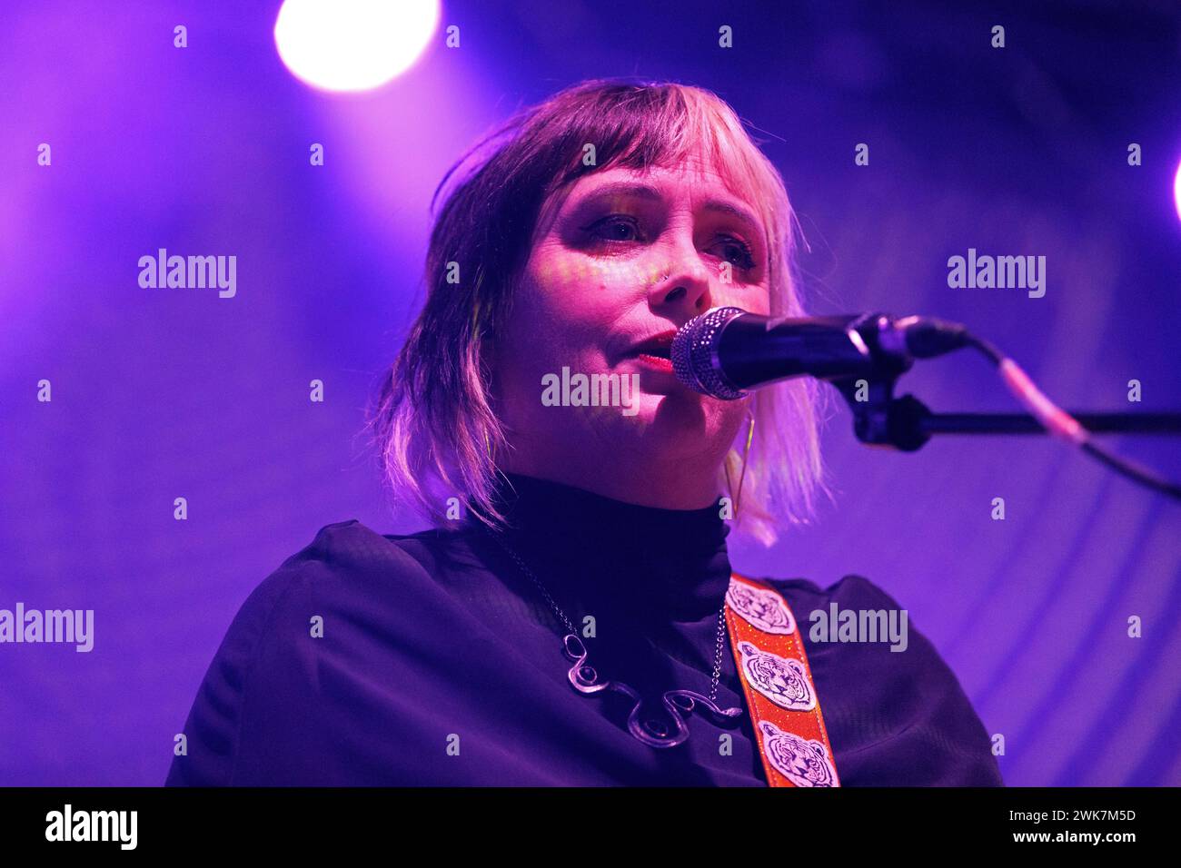 Birmingham, UK. 18th Feb, 2024. Rachel Goswell of Slowdive performing ...